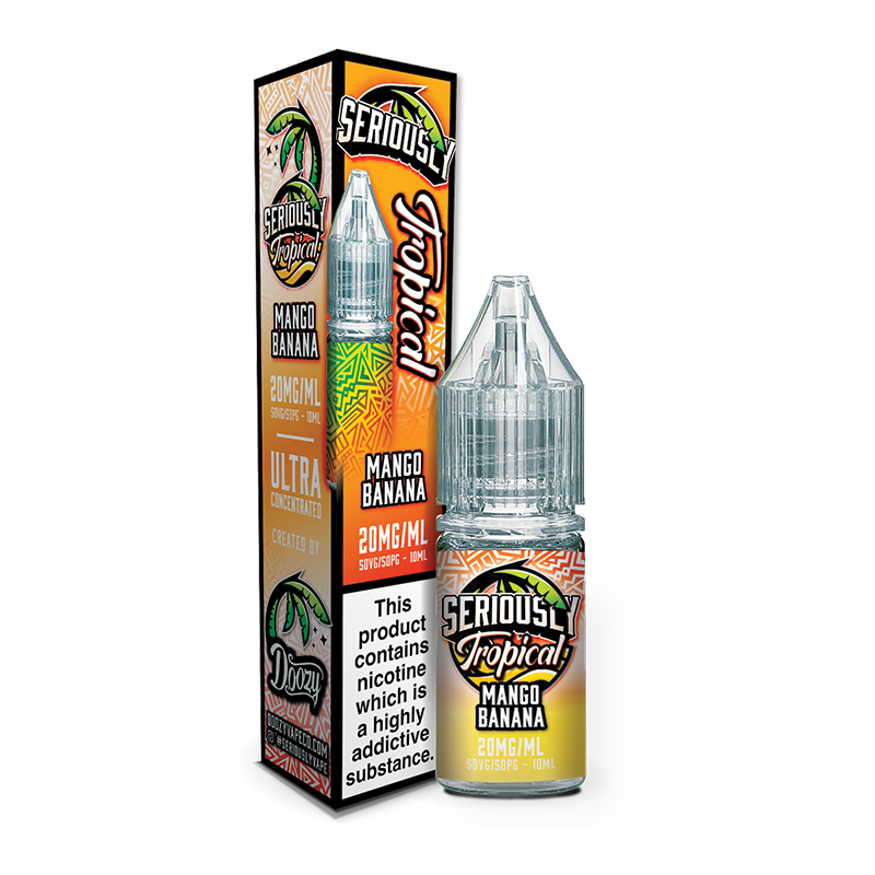Mango Banana By Seriously Tropical 10ml Nic Salt - Evolution Vaping