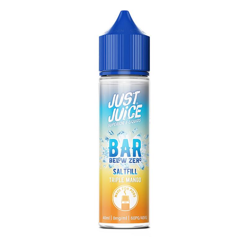 Triple Mango Just Juice Below Zero Saltfill | Icy Fruit Eliquid ...