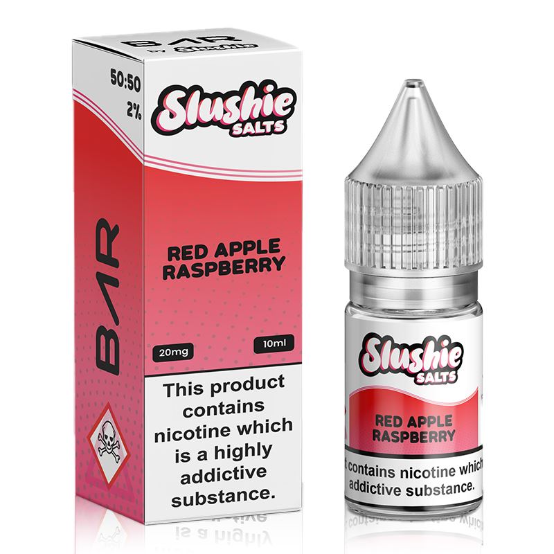 Red Apple Raspberry Bar By Slushie Salt 10ml - Evolution Vaping