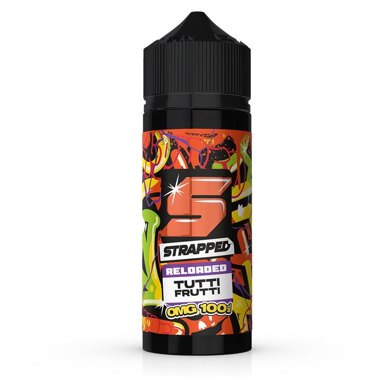 Tutti Frutti By Strapped Reloaded 100ml Shortfill - Evolution Vaping